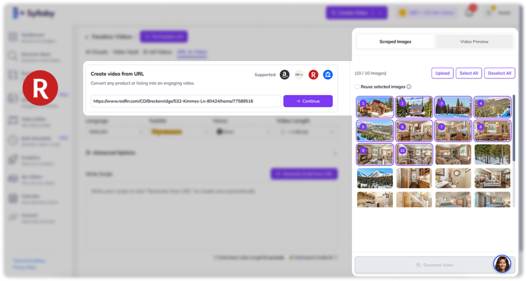 Syllaby: Create Videos from URLs with Syllaby AI